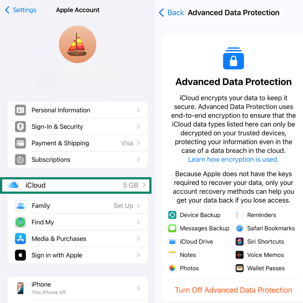 How to turn on end-to-end encryption on iPhone | ExpressVPN