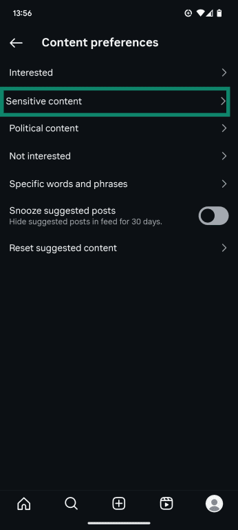 How to turn off sensitive content on social media platforms