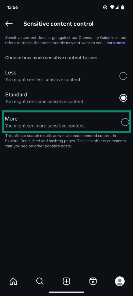 How to turn off sensitive content on social media platforms