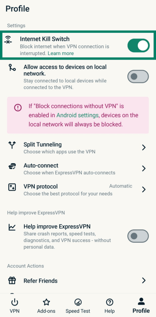 What is a VPN kill switch? How it works + Android and iOS setup