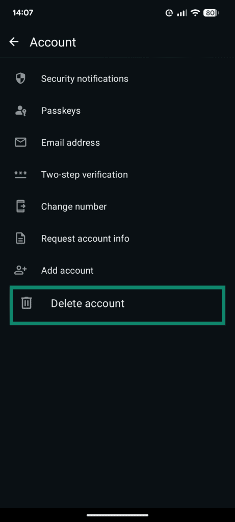 How to delete your WhatsApp account