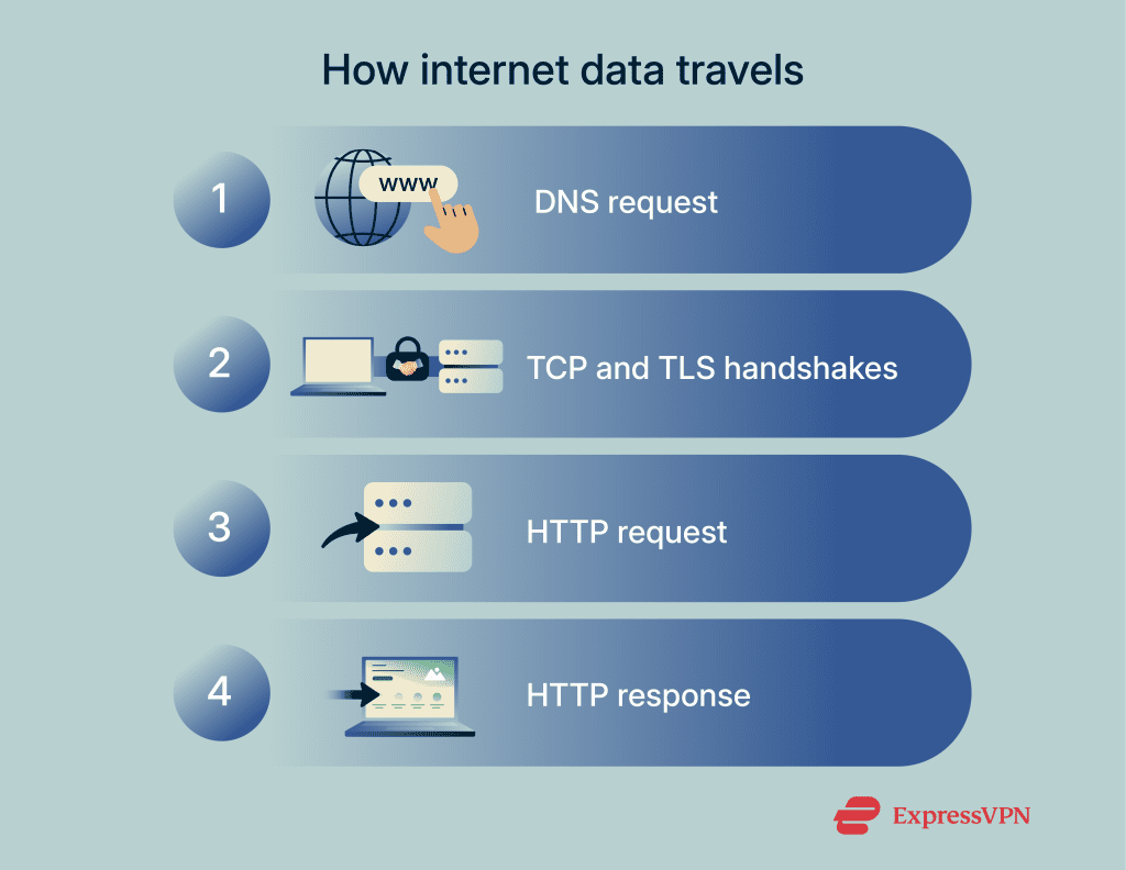 How does the internet work? Step by step