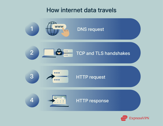 How does the internet work? Step by step