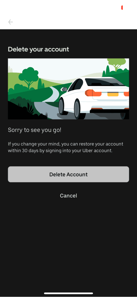 How to delete your Uber account (step-by-step guide)