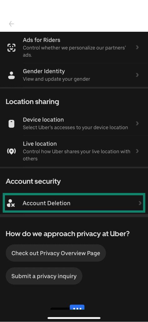 How to delete your Uber account (step-by-step guide)