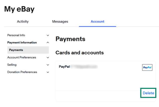 How to permanently delete your eBay account