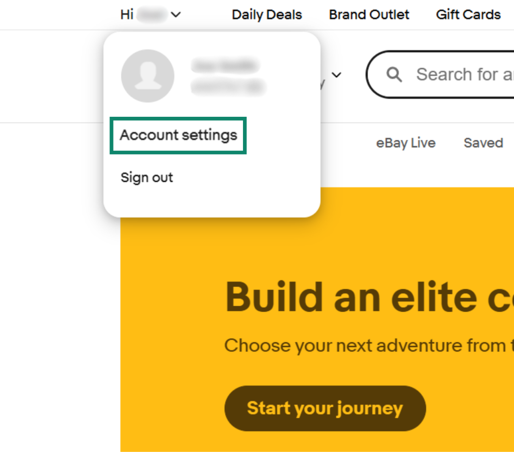 How to permanently delete your eBay account