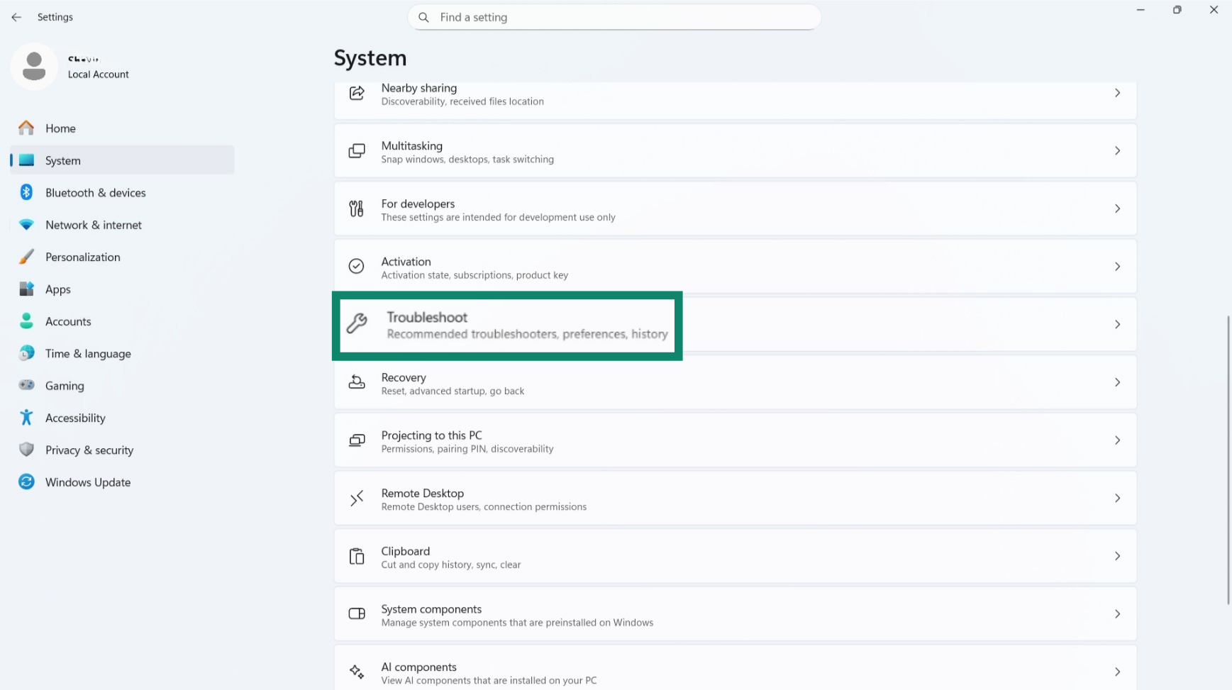 “Ethernet does not have a valid IP configuration” error