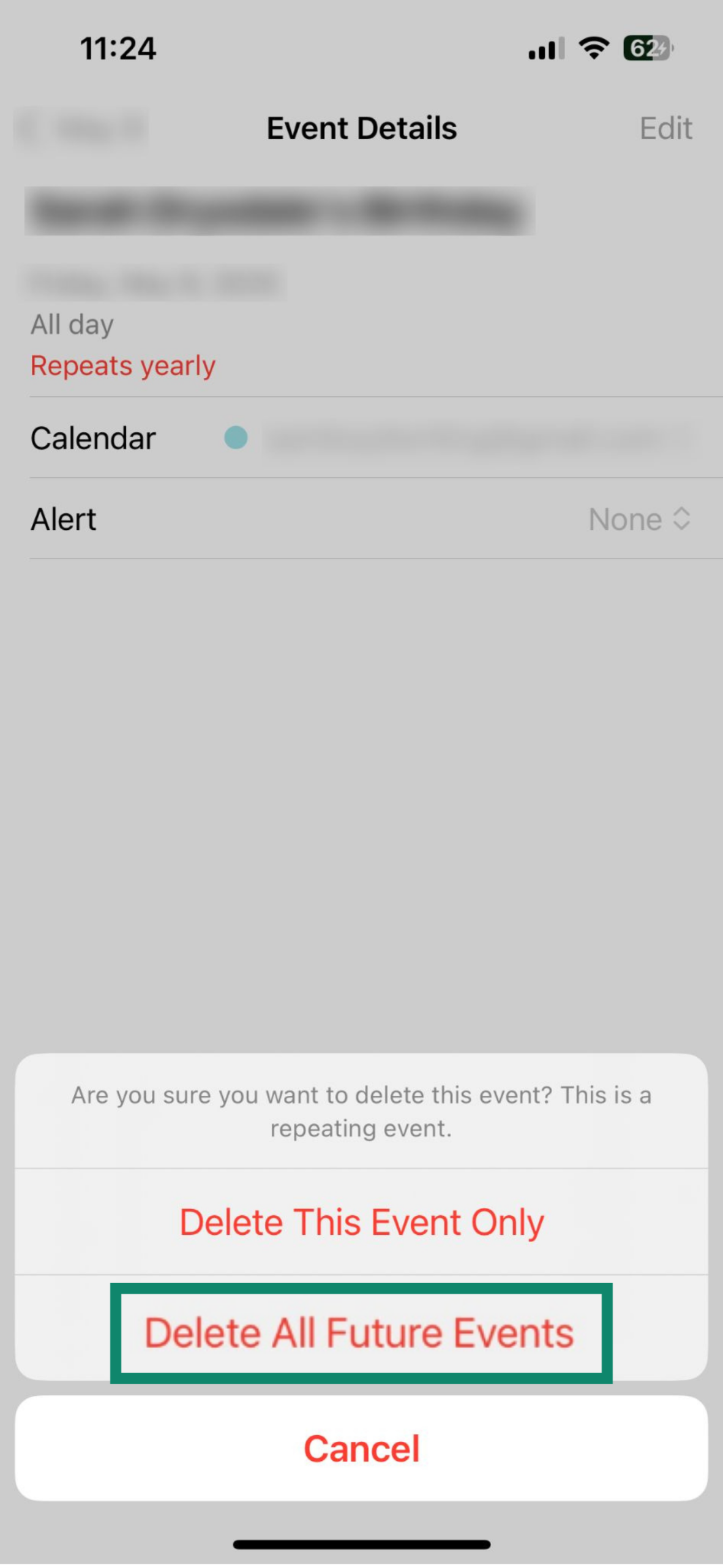 iPhone calendar virus: remove and stop spam events