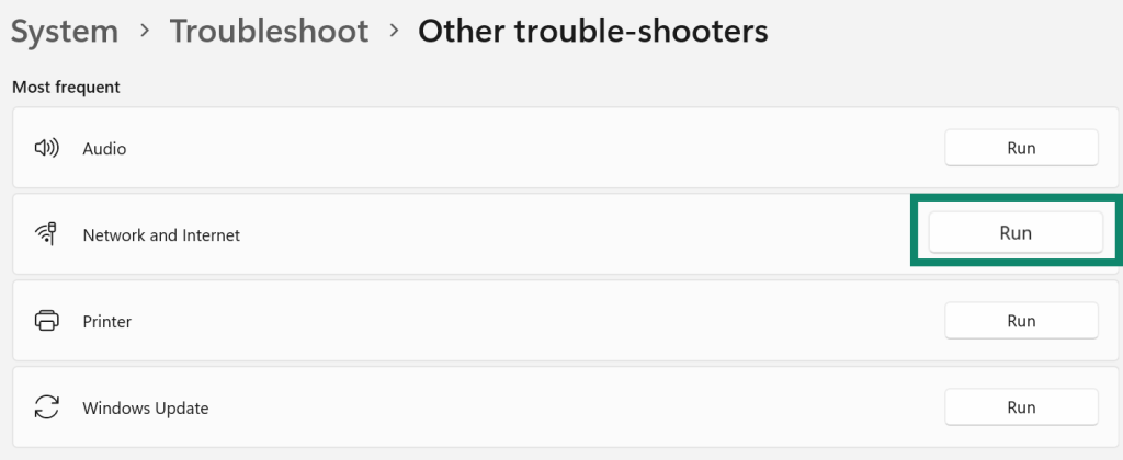 “No internet, secured” error on Windows: fix guide