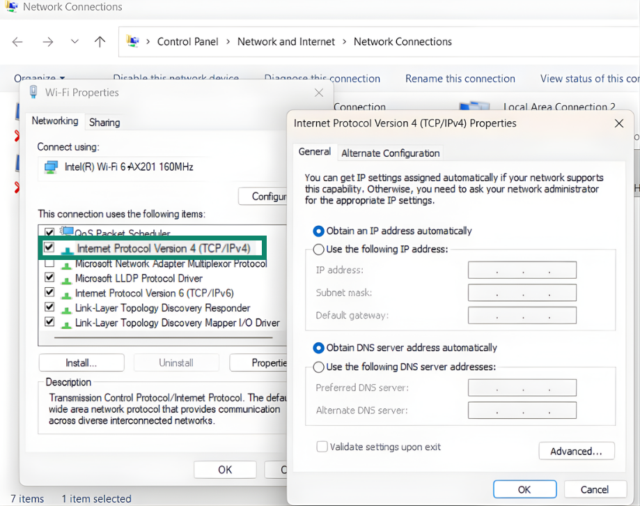 “No internet, secured” error on Windows: fix guide
