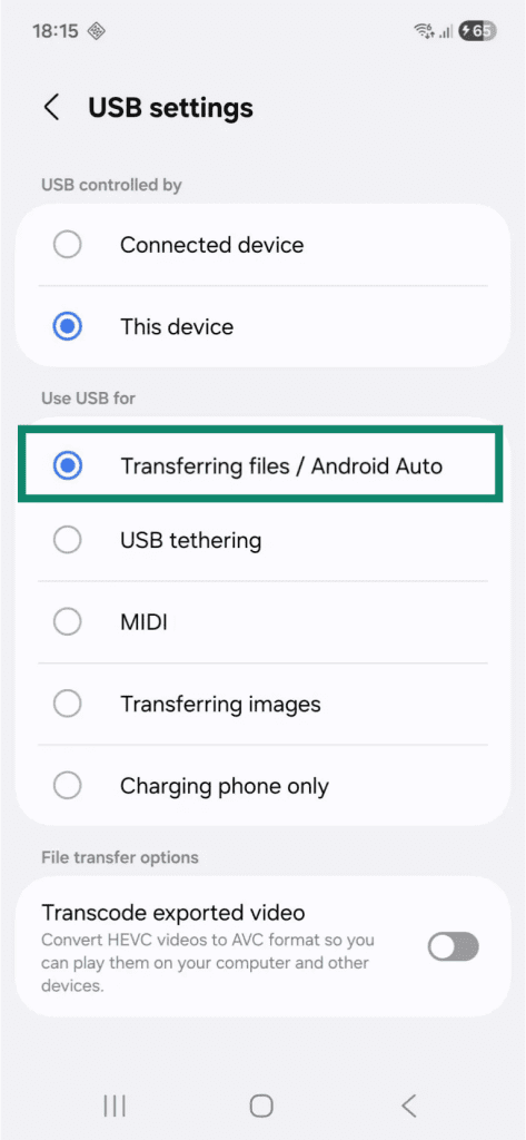 Cómo transferir archivos de Android a PC