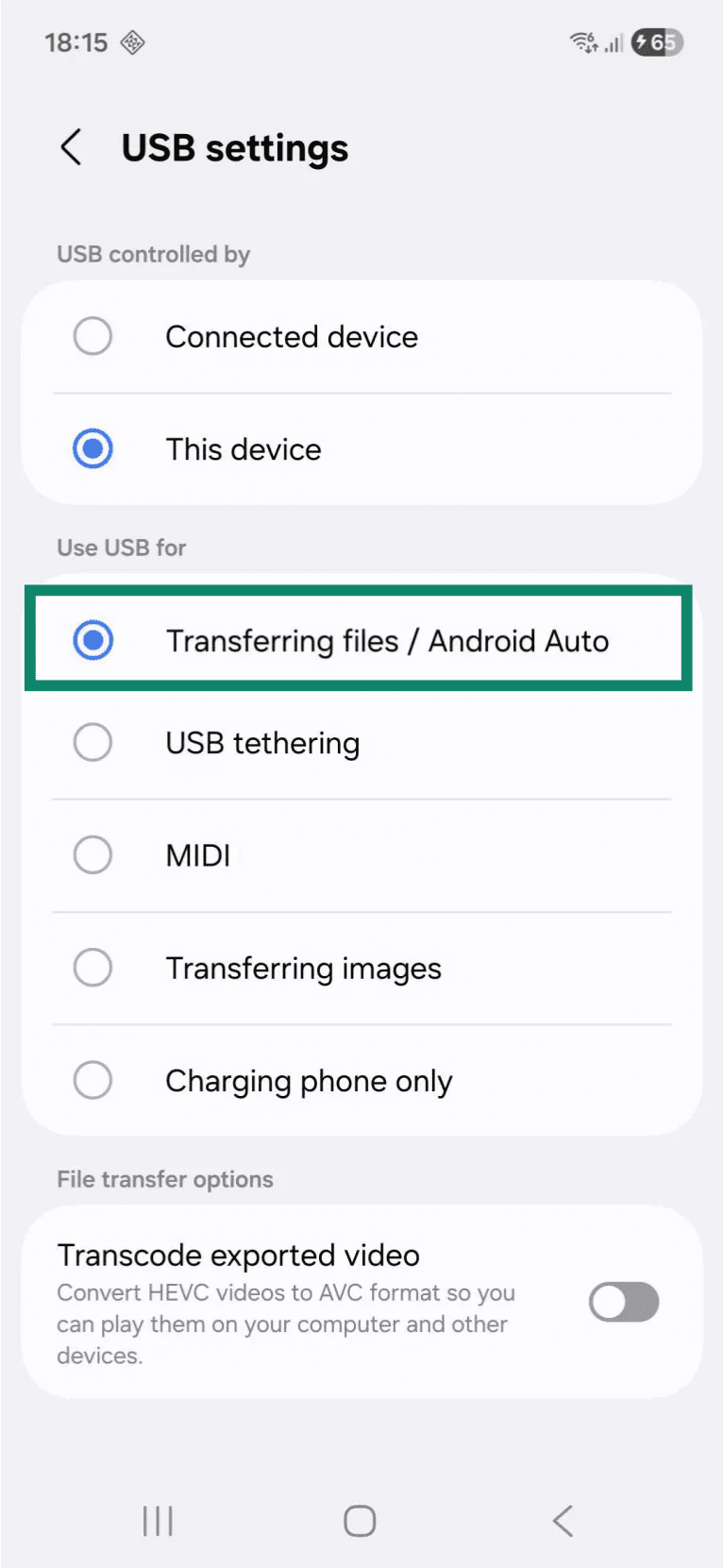 How to transfer files from Android to PC