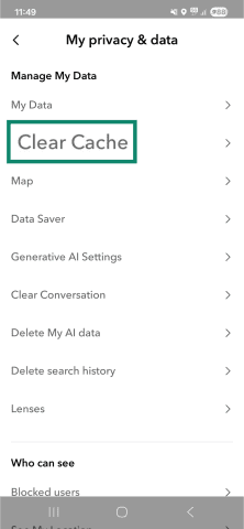 Snapchat slow? Clear cache on iPhone and Android