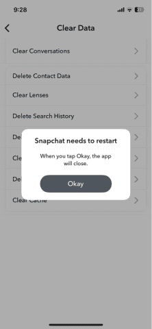 Snapchat slow? Clear cache on iPhone and Android