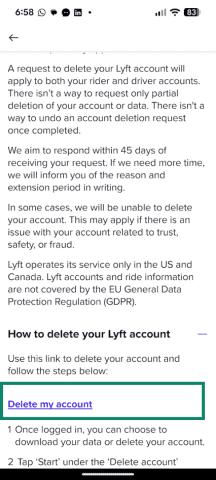 How to delete your Lyft account (step-by-step guide)