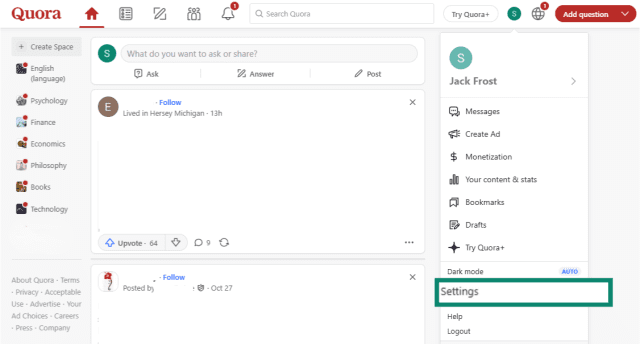 How to unsubscribe from Quora emails