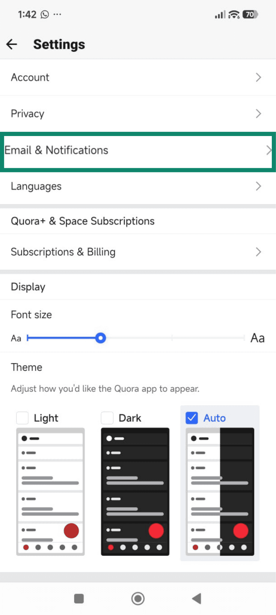How to unsubscribe from Quora emails