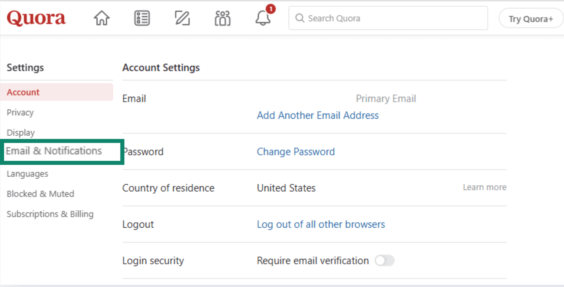 How to unsubscribe from Quora emails
