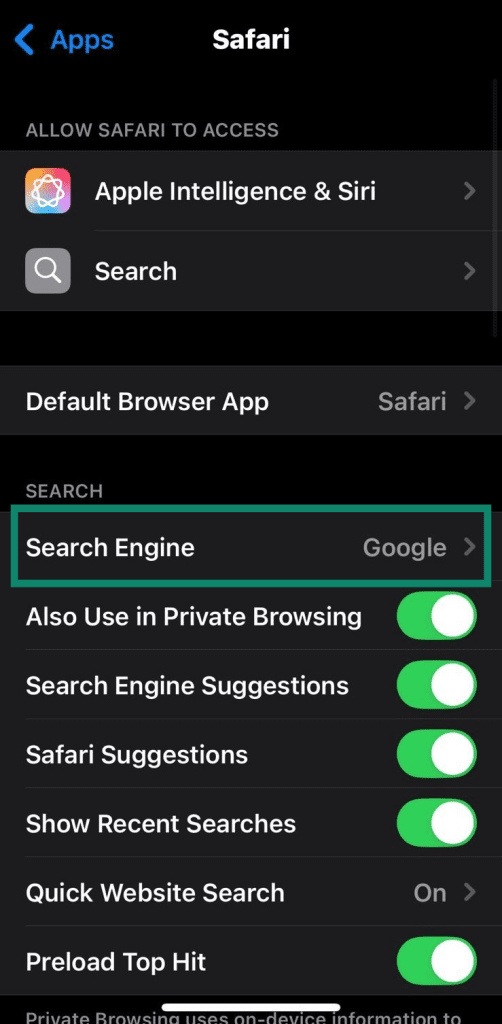 Why does my search engine keep changing to Yahoo