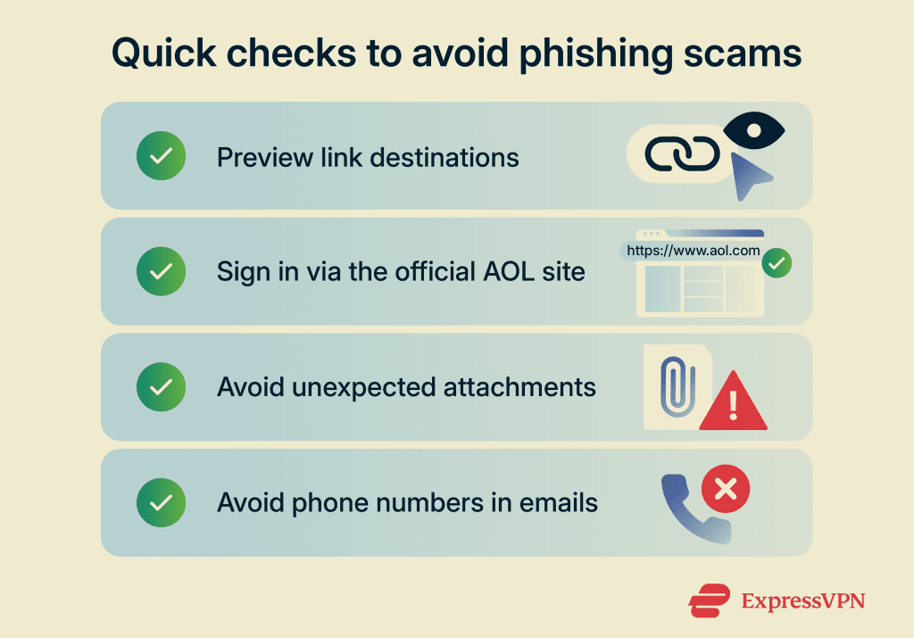 How to spot AOL phishing emails and stay protected