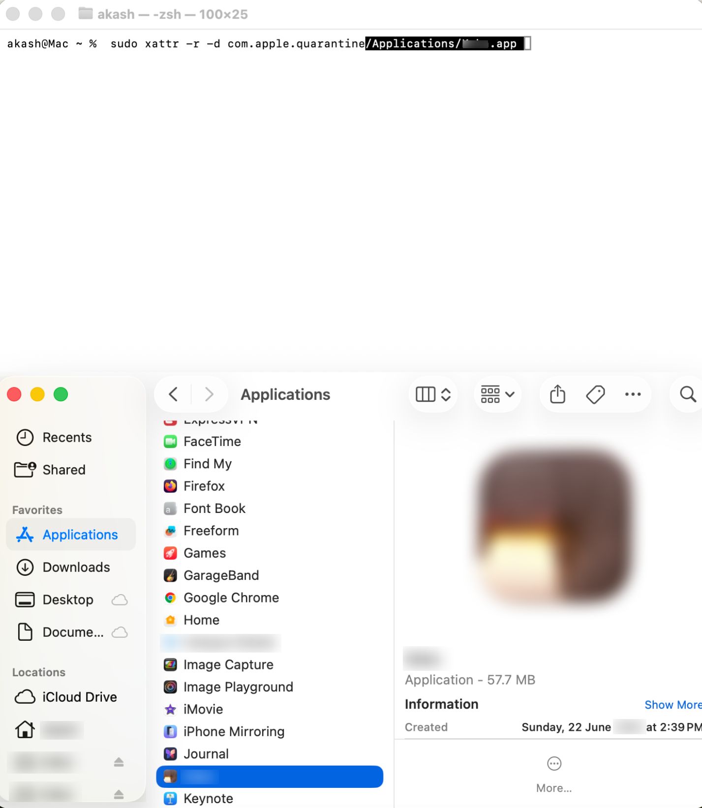 Quick fix: Apple could not verify app is free of malware