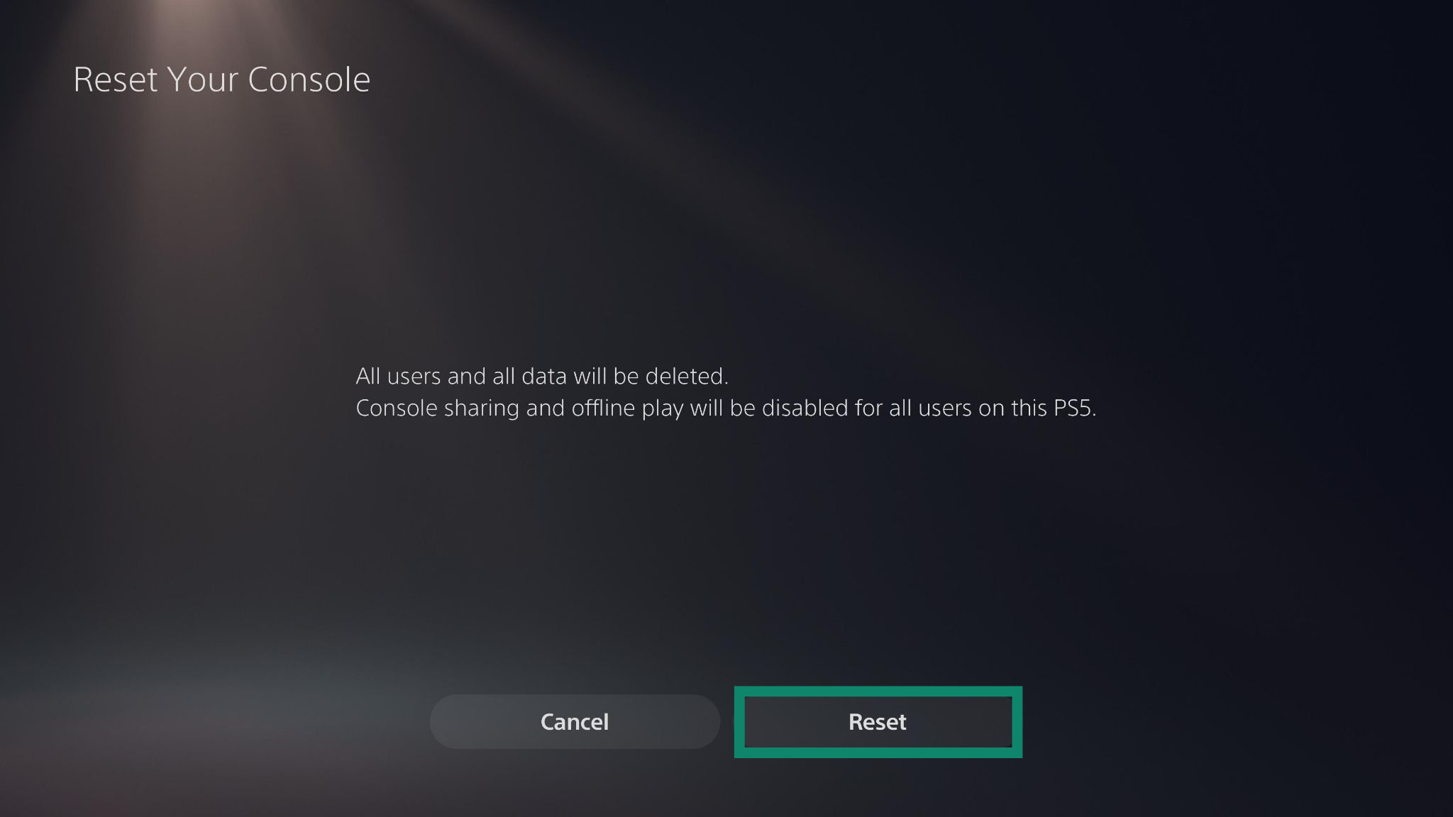 Reset a PS5 the right way: Standard and Safe Mode