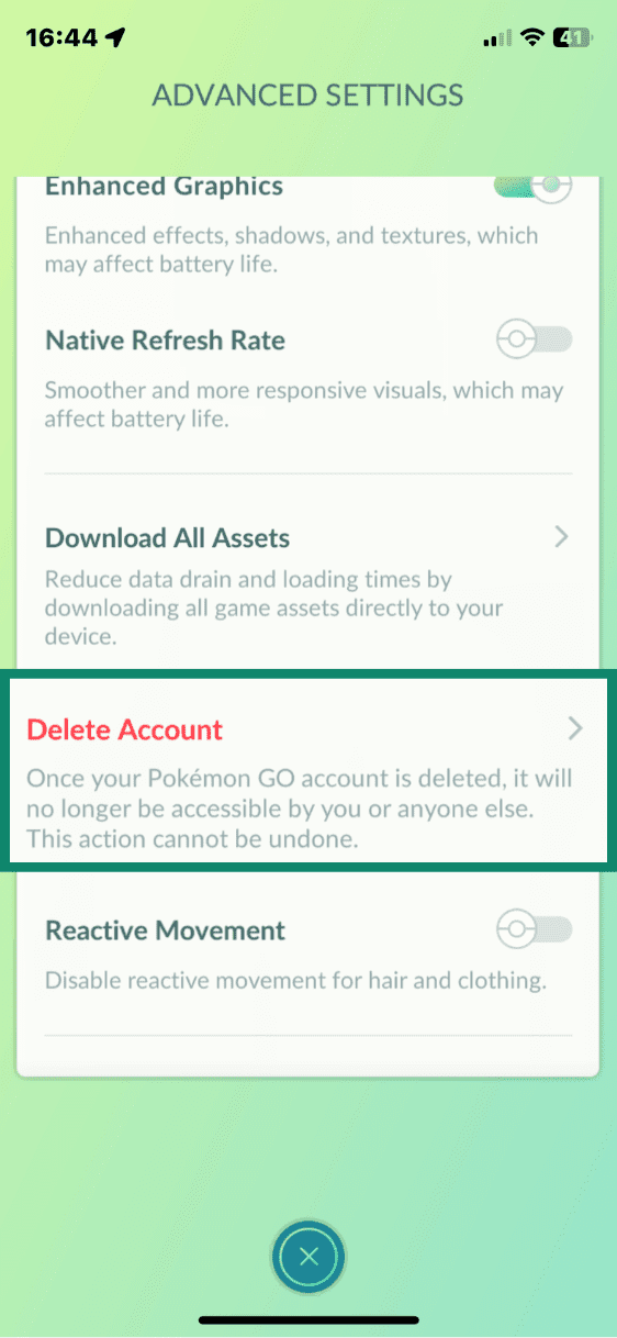 How to delete your Pokémon GO account the right way