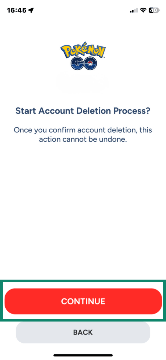 How to delete your Pokémon GO account the right way