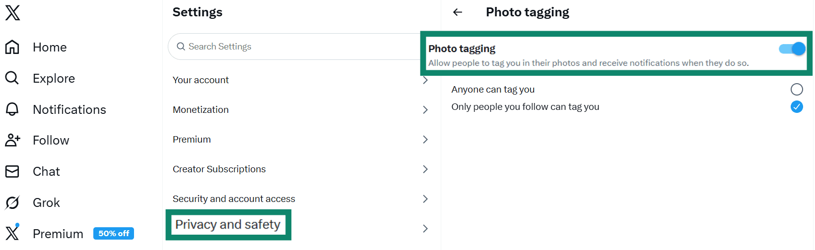 Simple steps on how to make your X account private