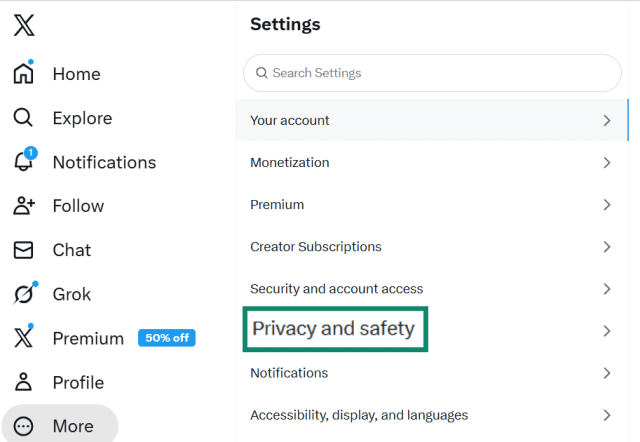 Simple steps on how to make your X account private