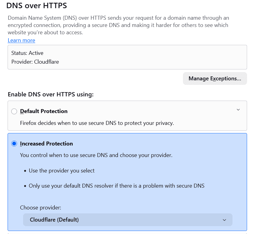 What is DNS over HTTPS (DoH) and how does it work?