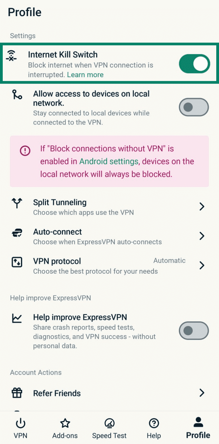 What is a VPN kill switch? How it works + Android and iOS setup